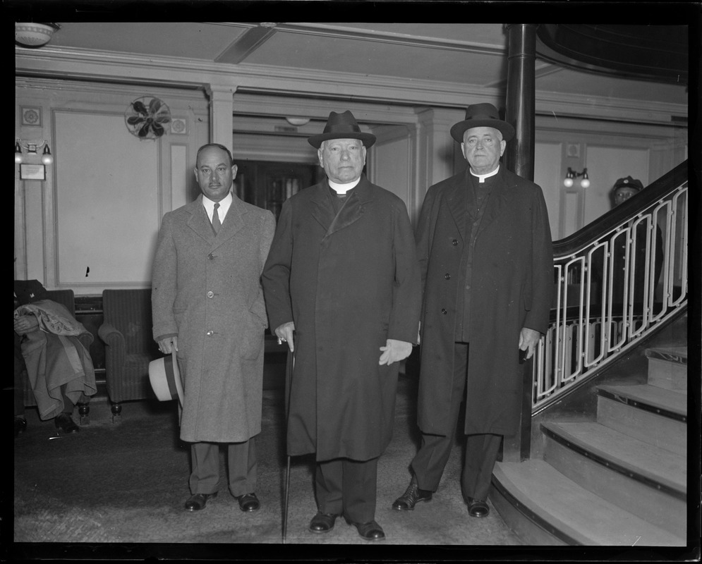 Cardinal O'Connell arrives in Boston from Rome - Digital Commonwealth