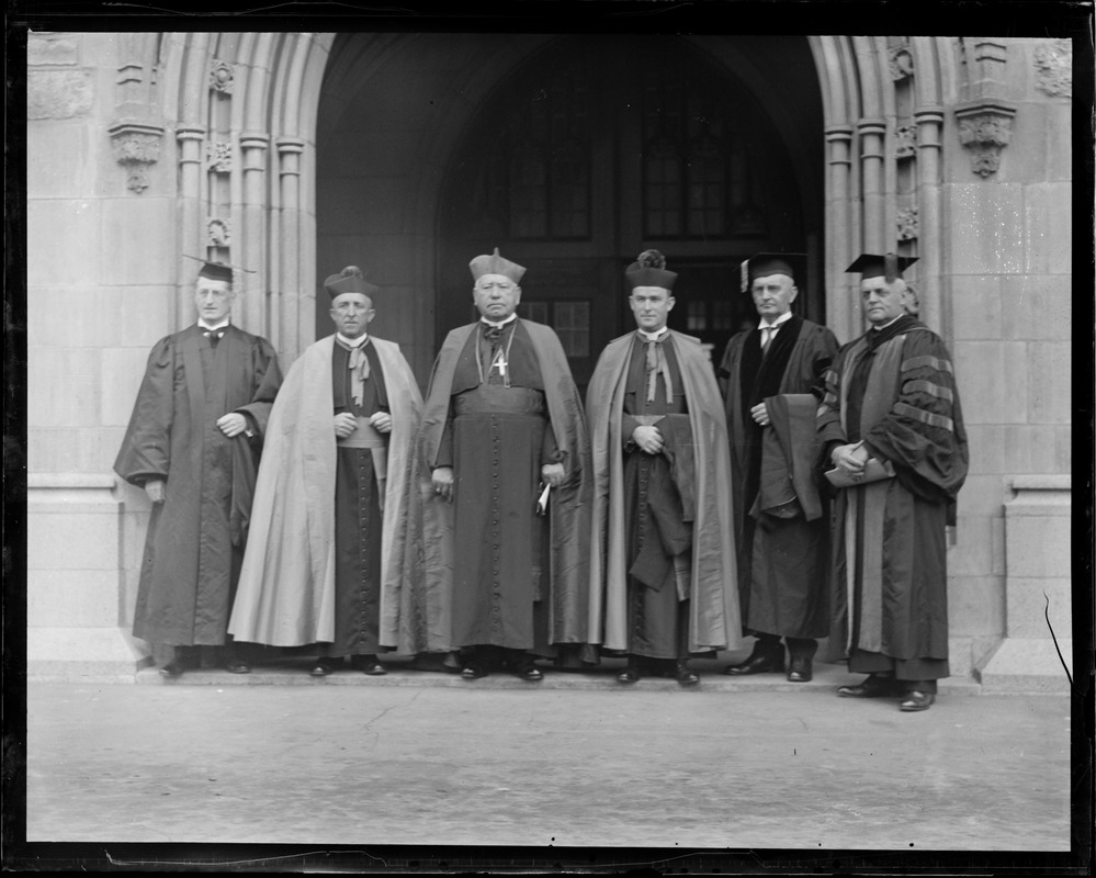 Cardinal O'Connell attends graduation - Digital Commonwealth