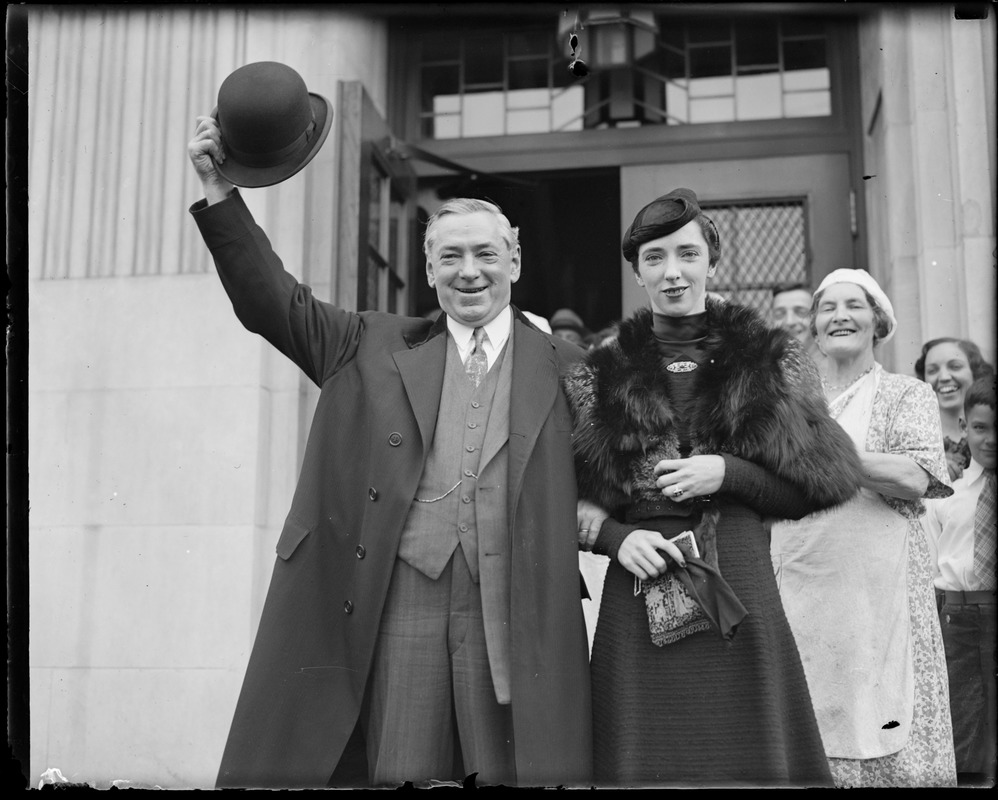 Gov. Curley and his daughter Mary - Digital Commonwealth