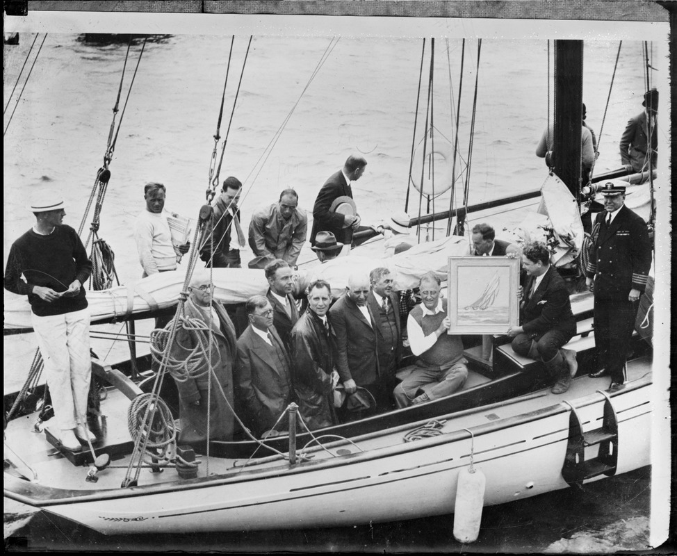 F.D.R. on Presidential yacht - Digital Commonwealth