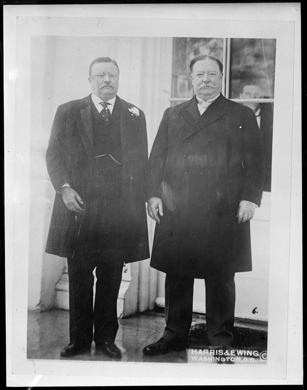 Presidents Teddy Roosevelt and Taft - Digital Commonwealth