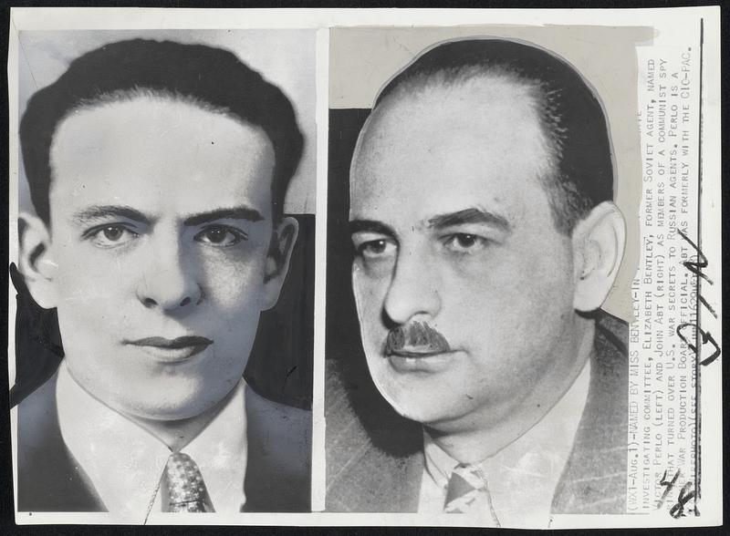 Named by Miss Bentley - In - Investigating committee, Elizabeth Bentley ...