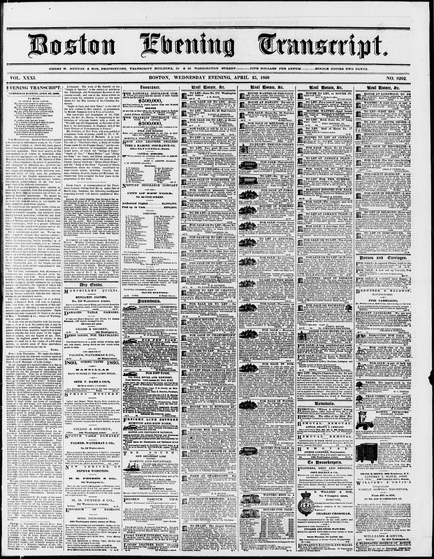 Boston Evening Transcript - Digital Commonwealth