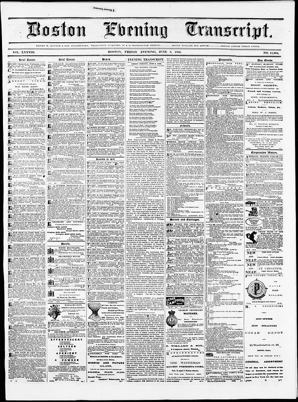 Boston Evening Transcript - Digital Commonwealth