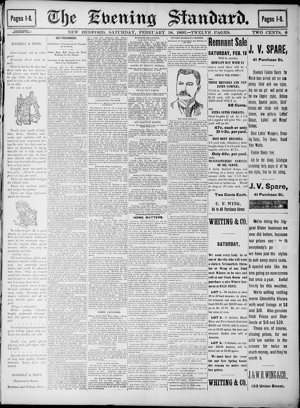 Evening Standard. February 18, 1893 - Digital Commonwealth