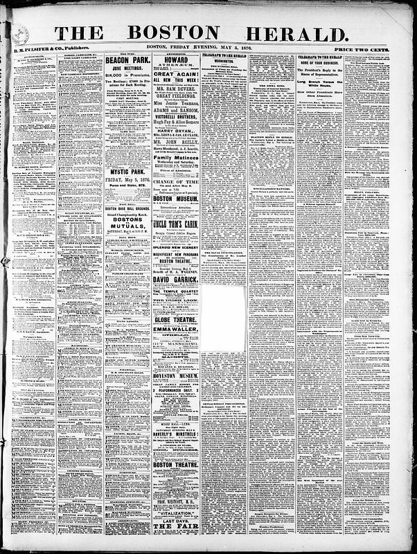 The Boston Herald. May 05, 1876 - Digital Commonwealth