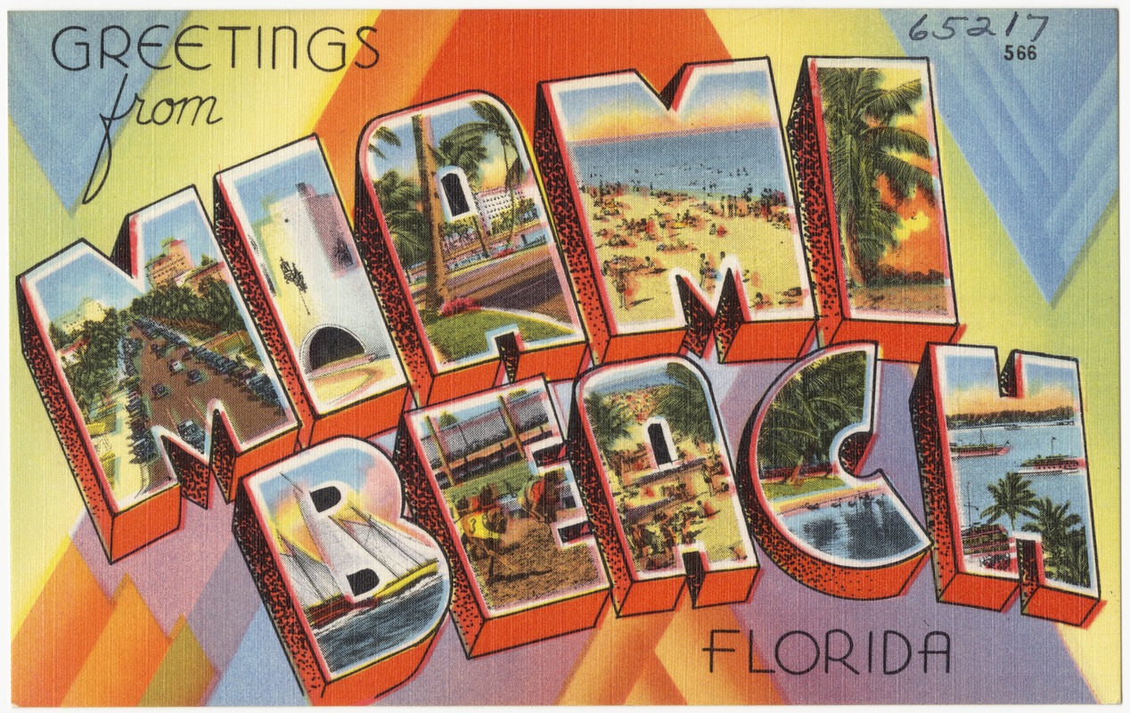 Greetings from Miami Beach, Florida - Digital Commonwealth