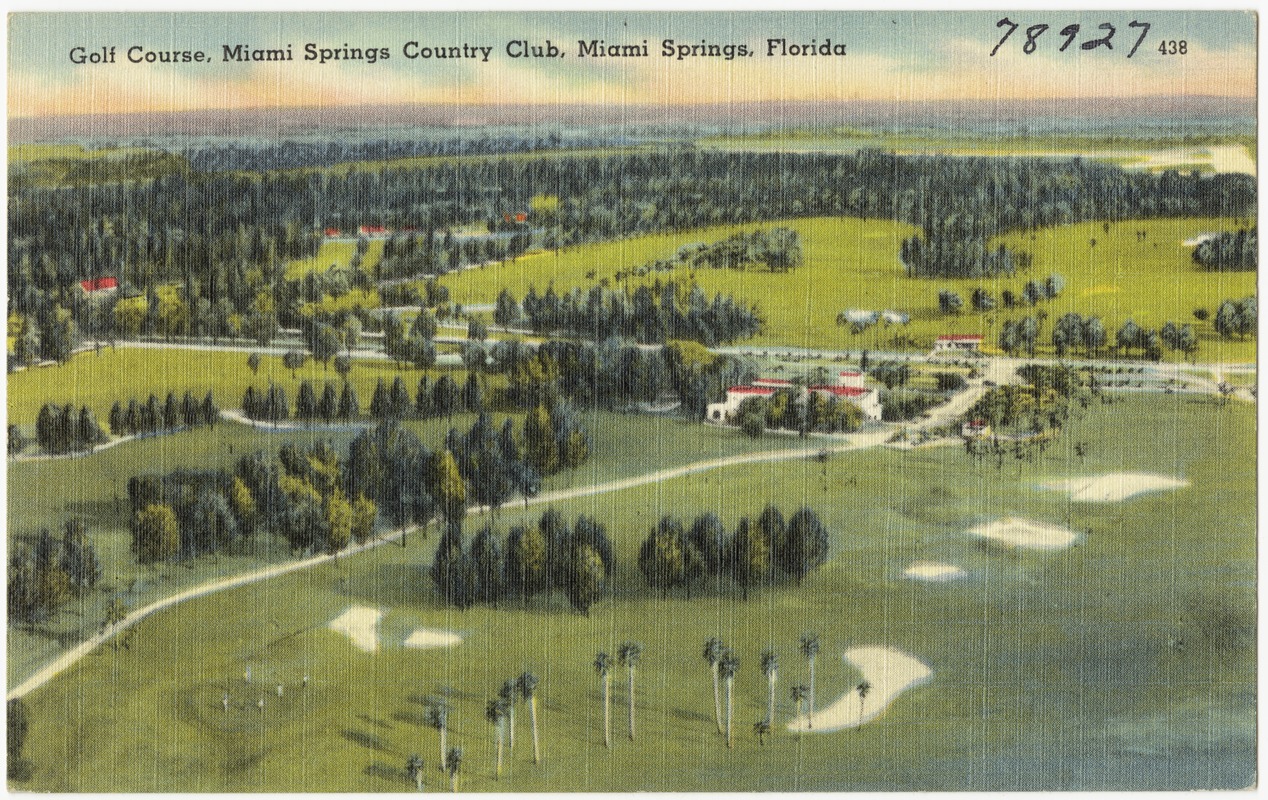 Golf course, Miami Springs Country Club, Miami Springs, Florida ...
