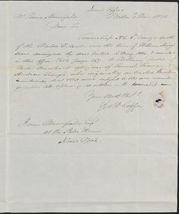Isaac Mansfield to George Coffin, 29 October 1838 - Digital Commonwealth