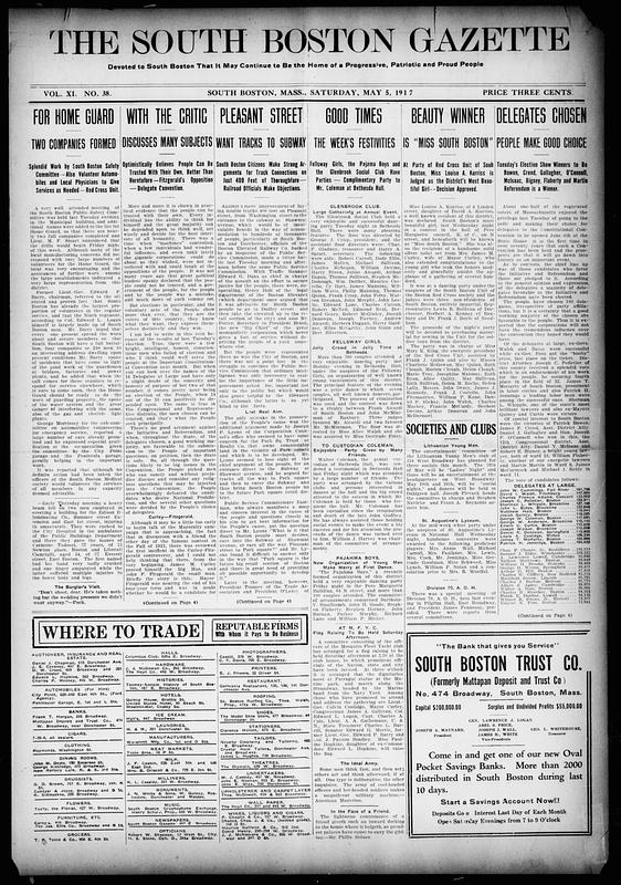 South Boston Gazette, May 05, 1917 - Digital Commonwealth