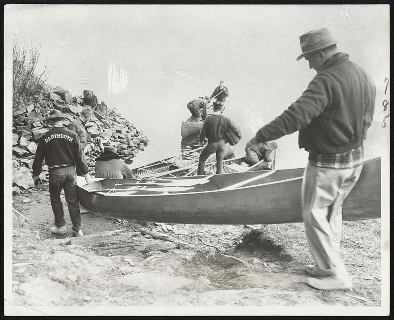 The Takeoff--Dartmouth College students heading down the Connecticut ...