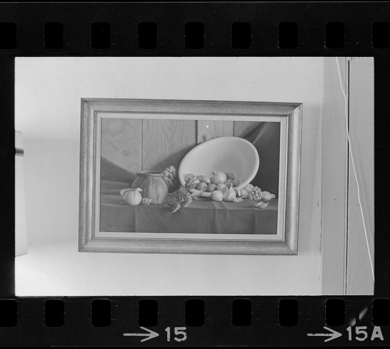 Painting in Scott Jackson's studio - Digital Commonwealth