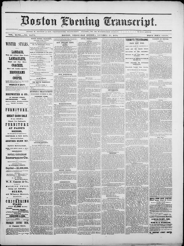 Boston Evening Transcript - Digital Commonwealth