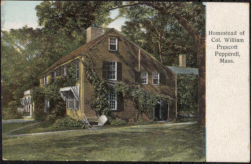 Homestead of Col. William Prescott - Digital Commonwealth