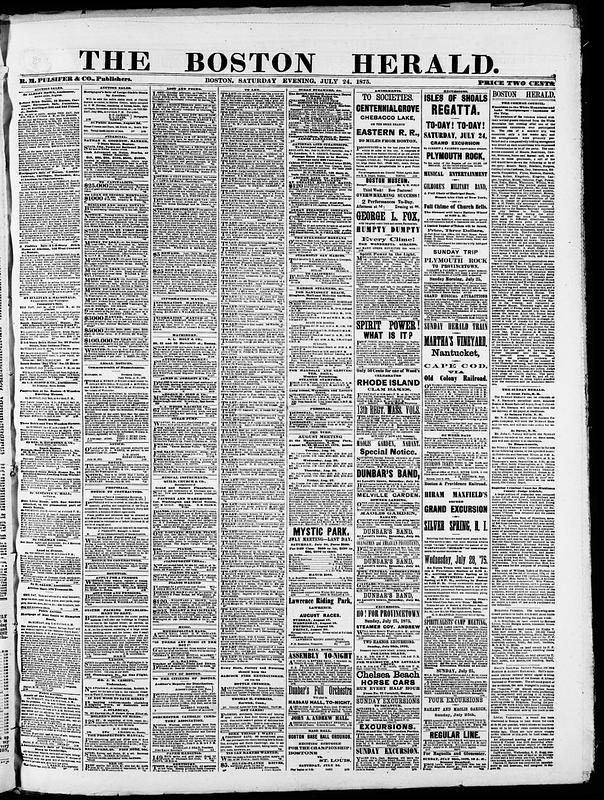 The Boston Herald. July 24, 1875 - Digital Commonwealth
