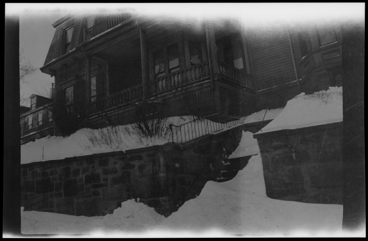 42 Highland Ave., Roxbury, Mass., after a big snow storm - Digital ...