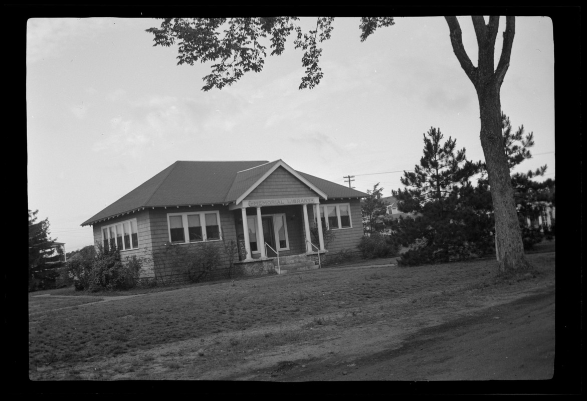 The Memorial (Public) Library, Ocean Park, Maine - Digital Commonwealth