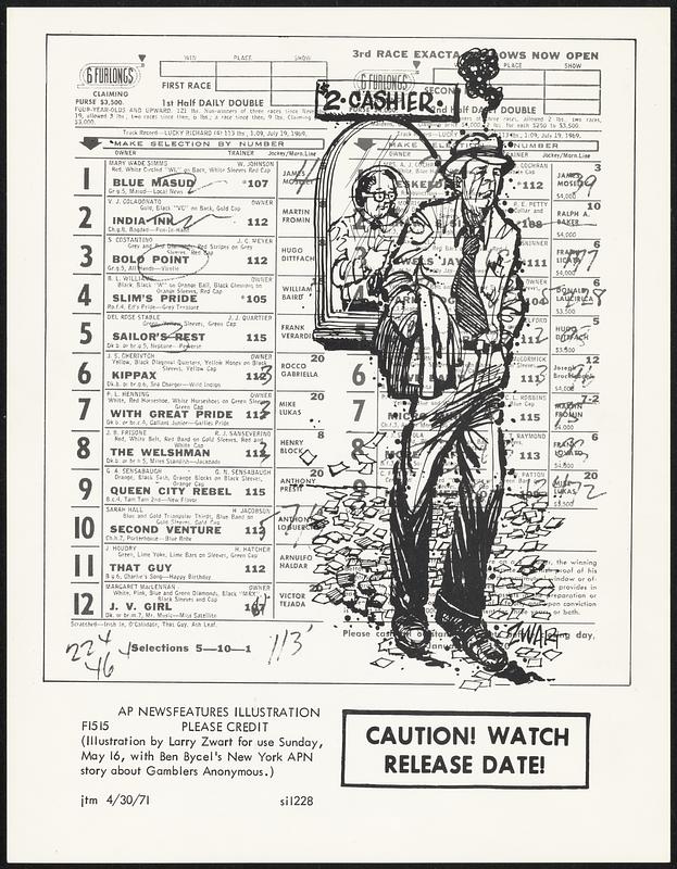 Illustration by Larry Zwart for use Sunday, May 16, with Ben Bycel's ...