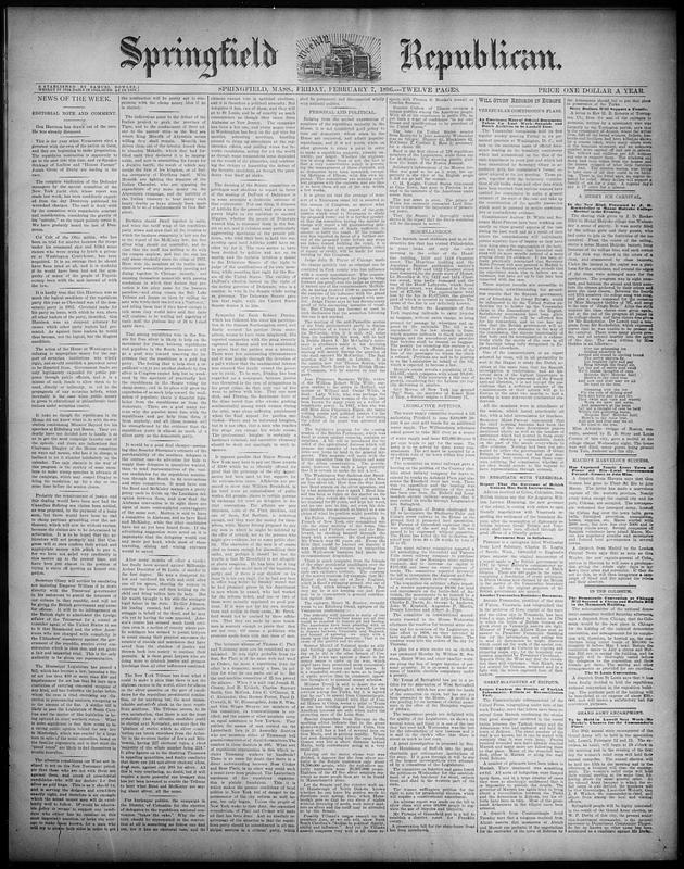 Springfield Weekly Republican - Digital Commonwealth