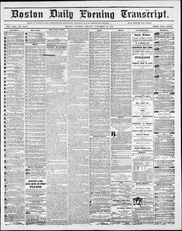 Boston Daily Evening Transcript - Digital Commonwealth