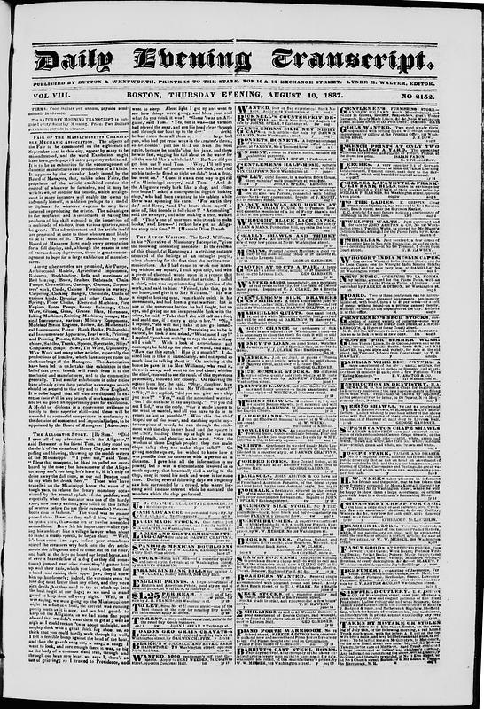 Daily Evening Transcript - Digital Commonwealth