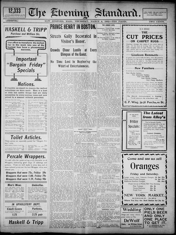 Evening Standard. March 06, 1902 - Digital Commonwealth