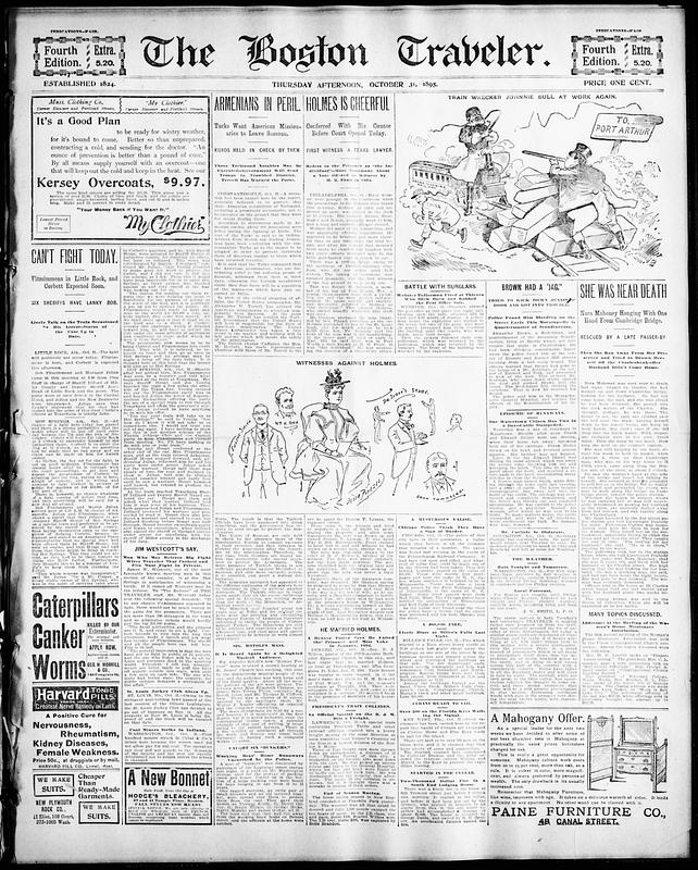 The Boston Traveler. October 31, 1895 - Digital Commonwealth
