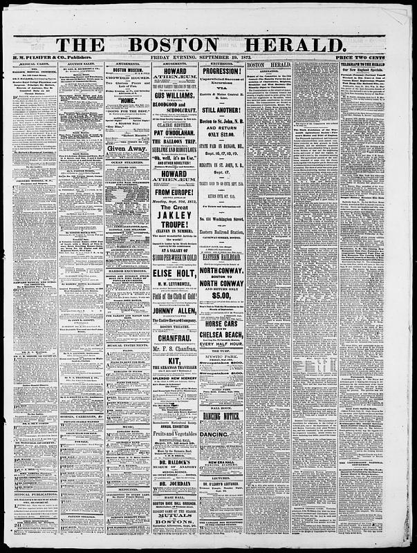 The Boston Herald. September 19, 1873 - Digital Commonwealth