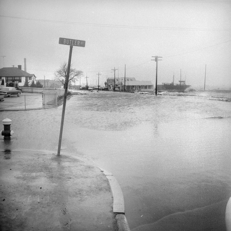 Rain Storm, East Rodney French Boulevard & Butler Street, New Bedford ...