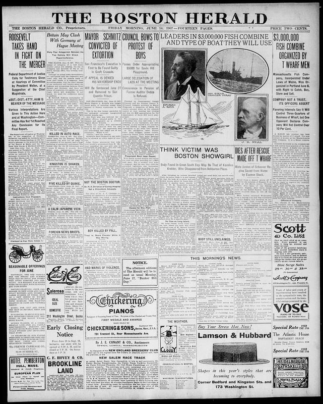The Boston Herald. June 14, 1907 - Digital Commonwealth
