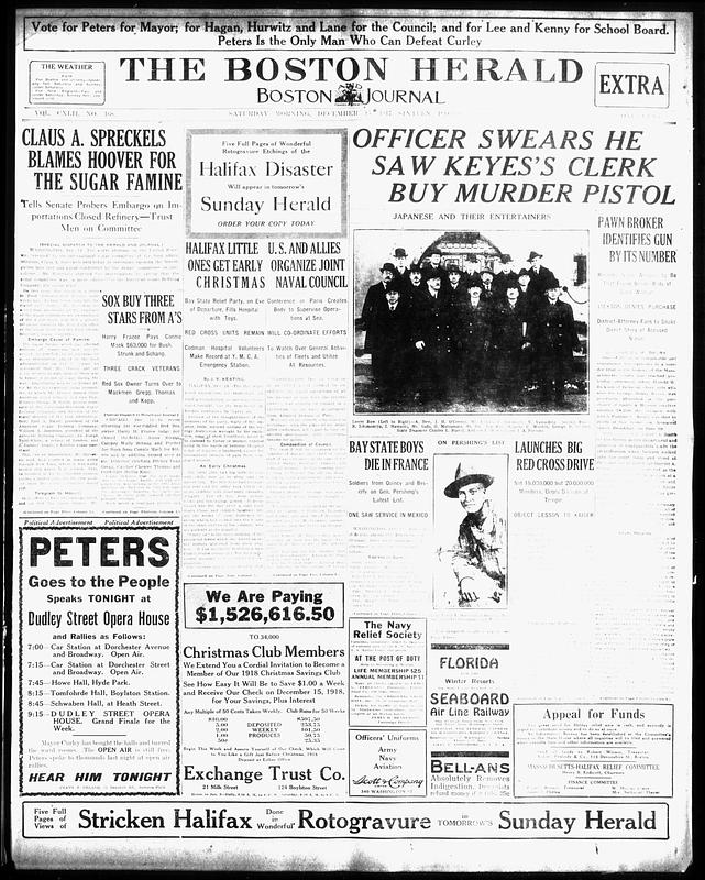 Boston Herald and Boston Journal. December 15, 1917 - Digital Commonwealth