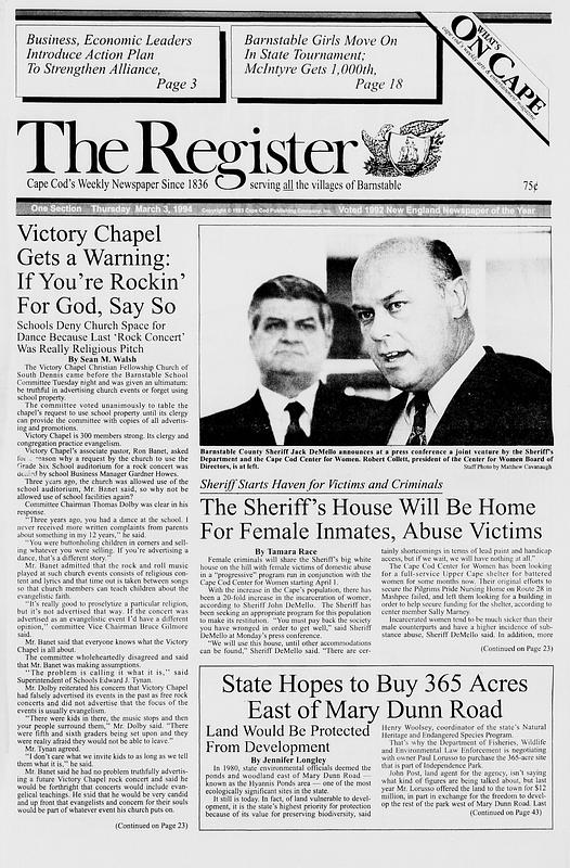 The Register. March 03, 1994 - Digital Commonwealth