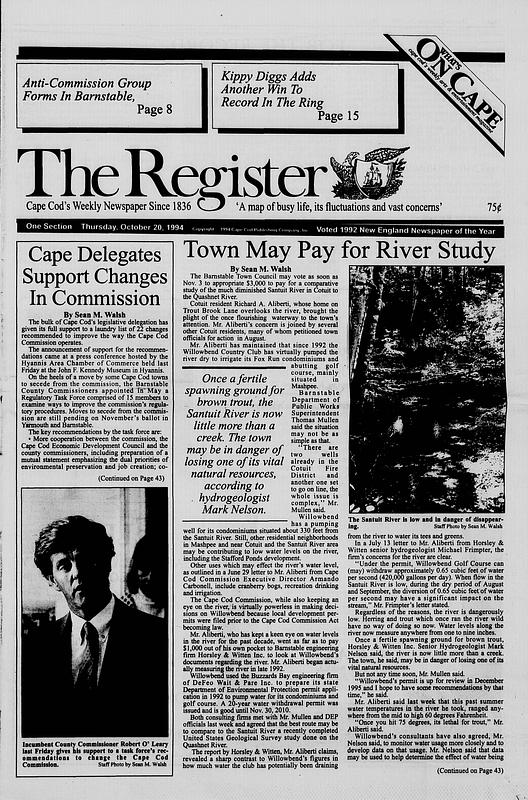 The Register. October 20, 1994 - Digital Commonwealth