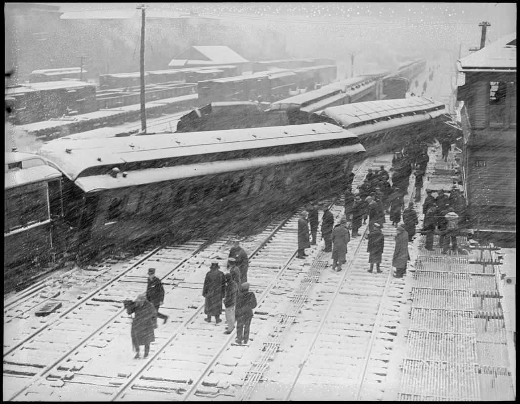 Colonial Express wreck Readville, MA - Digital Commonwealth