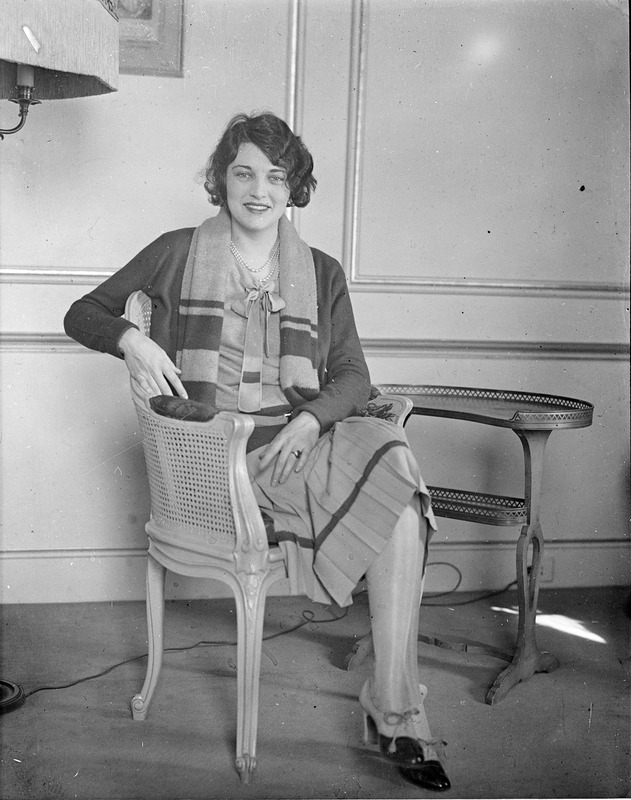 Ruth Elder in Boston taken at Ritz-Carlton Hotel - Digital Commonwealth