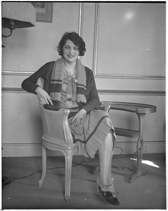 Ruth Elder - Boston. First woman to fly the Atlantic Ocean. - Digital ...