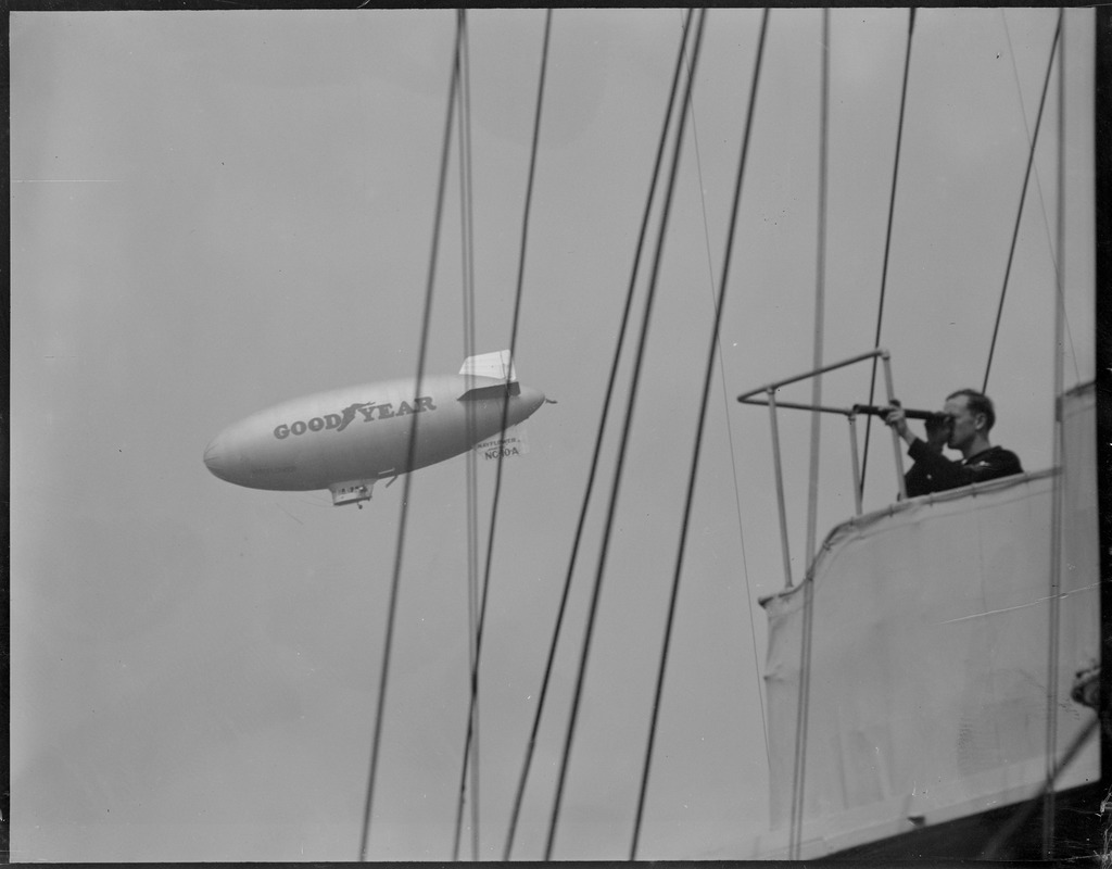 Mayflower - Blimp - Goodyear - Digital Commonwealth