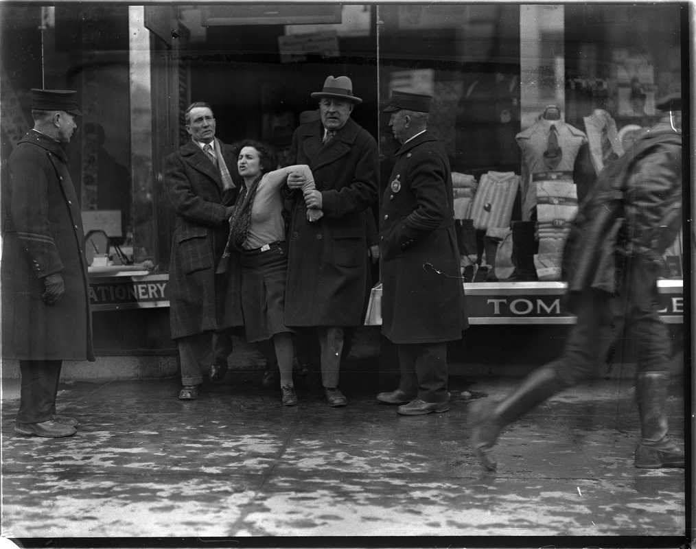 Lady arrested - Edith Berkman - Red - Digital Commonwealth