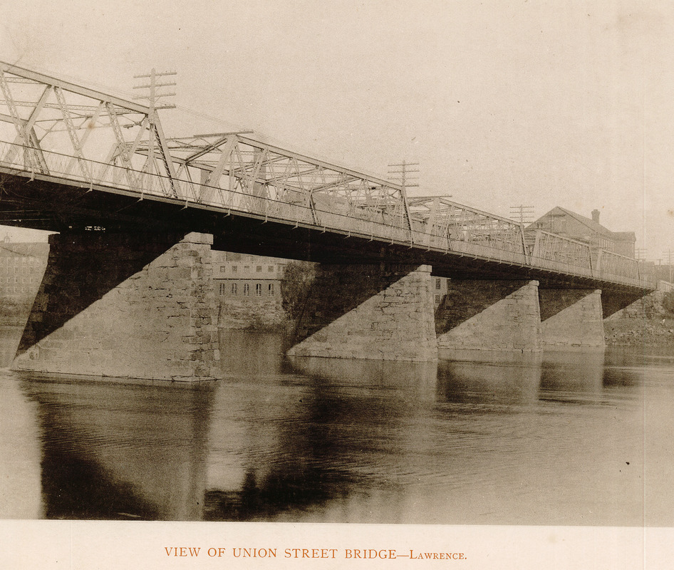 View of Union Street Bridge, Lawrence - Digital Commonwealth