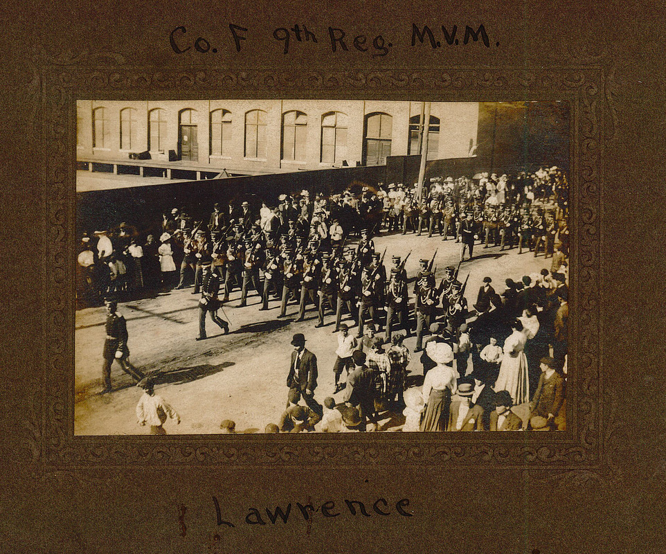 Semi-centennial parade, MVM, Co. F 9th Reg. - Digital Commonwealth