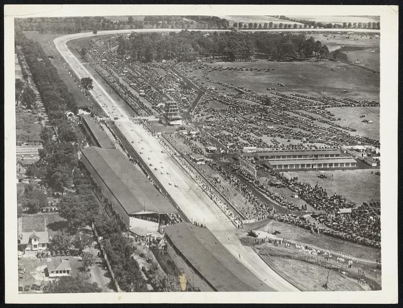 Aerial View of Indianapolis Speedway. An aerial view of the home ...