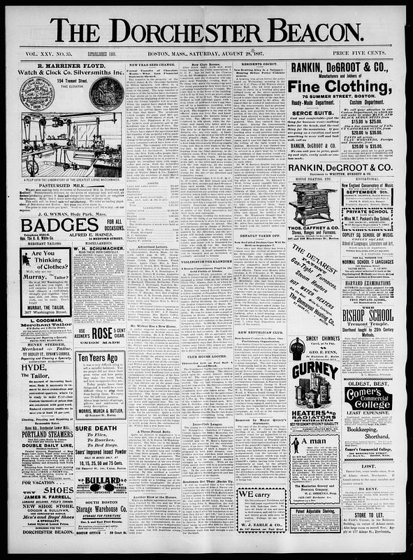 The Dorchester Beacon, August 28, 1897 - Digital Commonwealth