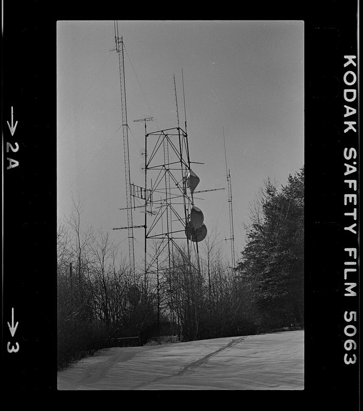 Electric or radio towers - Digital Commonwealth