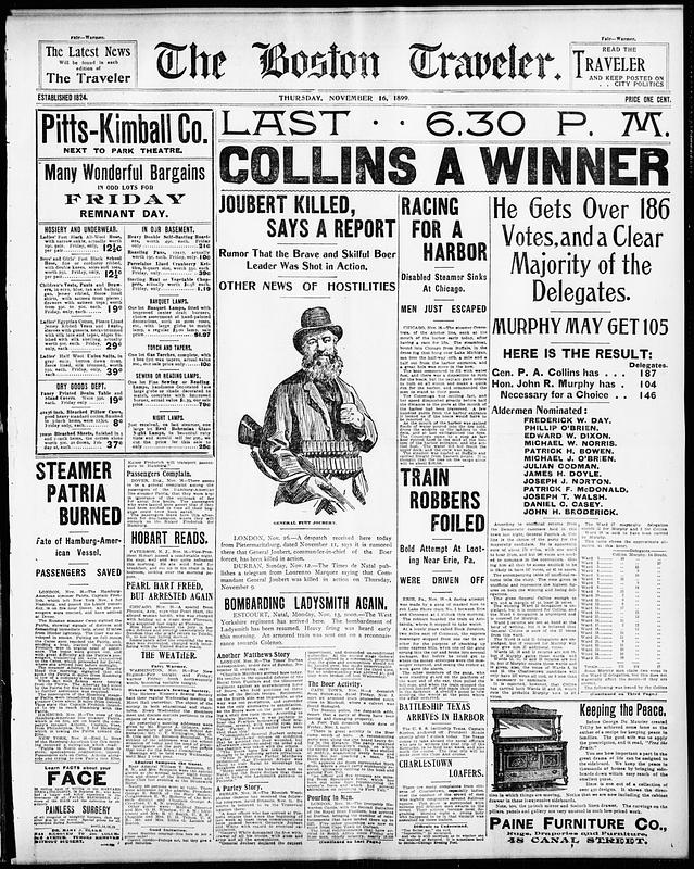 The Boston Traveler. November 16, 1899 - Digital Commonwealth