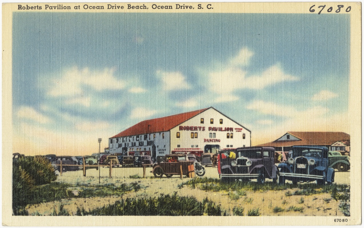 Roberts Pavilion at Ocean Drive Beach, Ocean Drive, S. C. - Digital ...