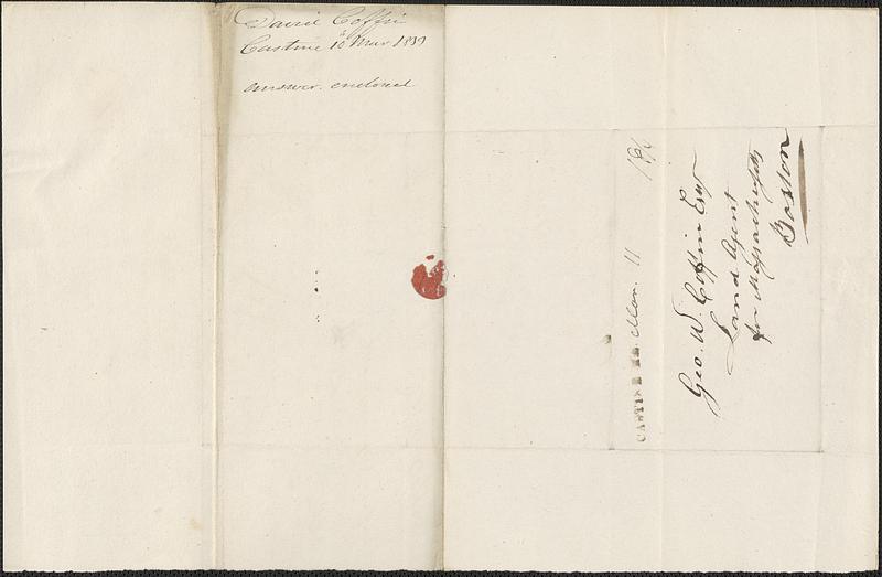 David Coffin to George Coffin, 10 March 1833 - Digital Commonwealth
