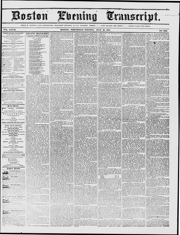 Boston Evening Transcript - Digital Commonwealth