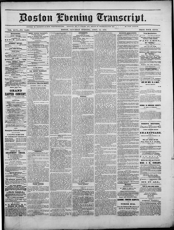 Boston Evening Transcript - Digital Commonwealth