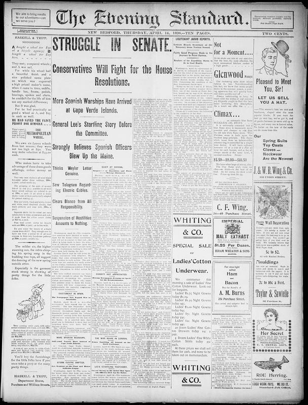 Evening Standard. April 14, 1898 - Digital Commonwealth