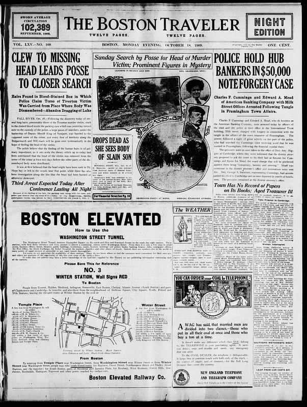 The Boston Traveler. October 18, 1909 - Digital Commonwealth